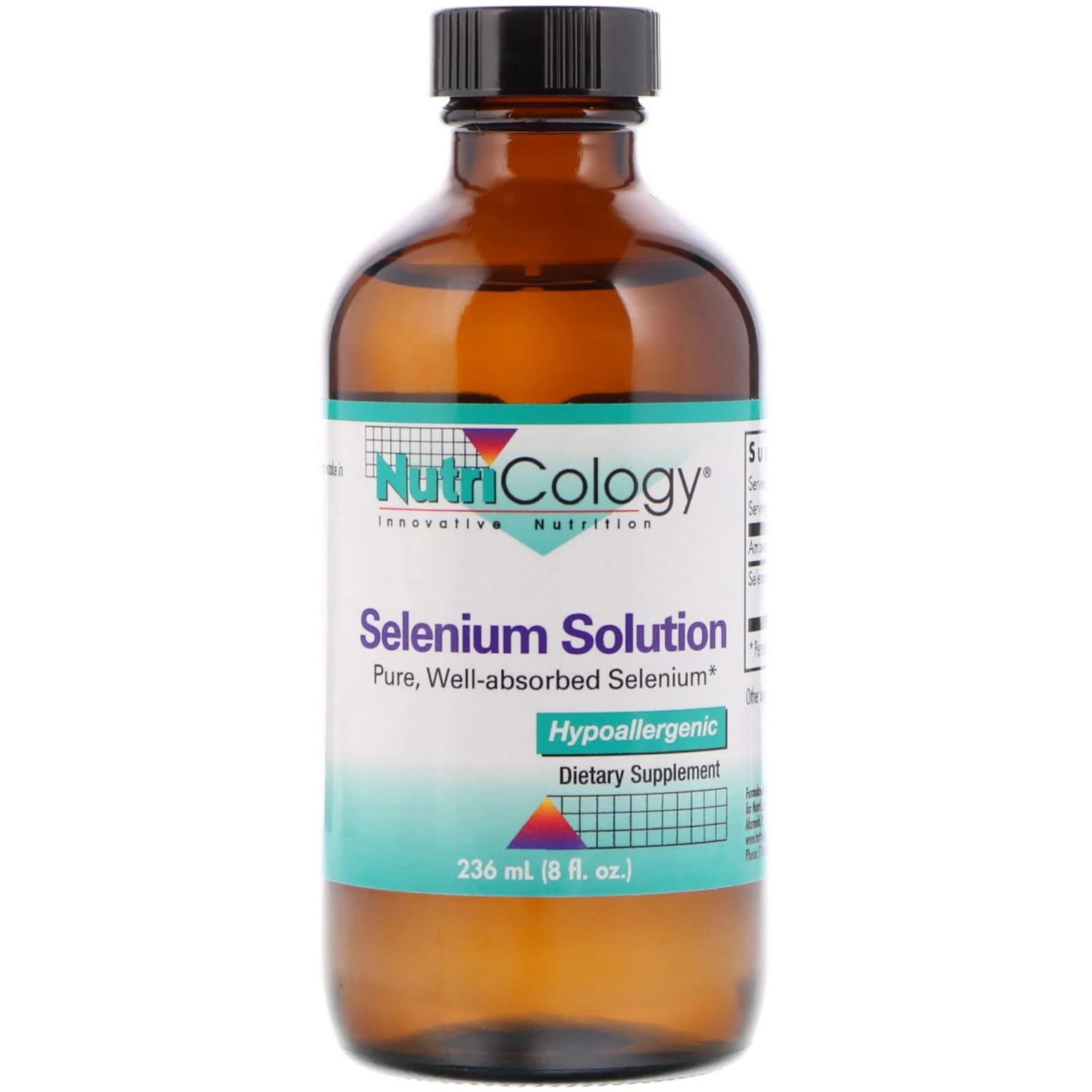 Selenium Solution 236ml - Nutricology / Allergy Research Group - Nature ...